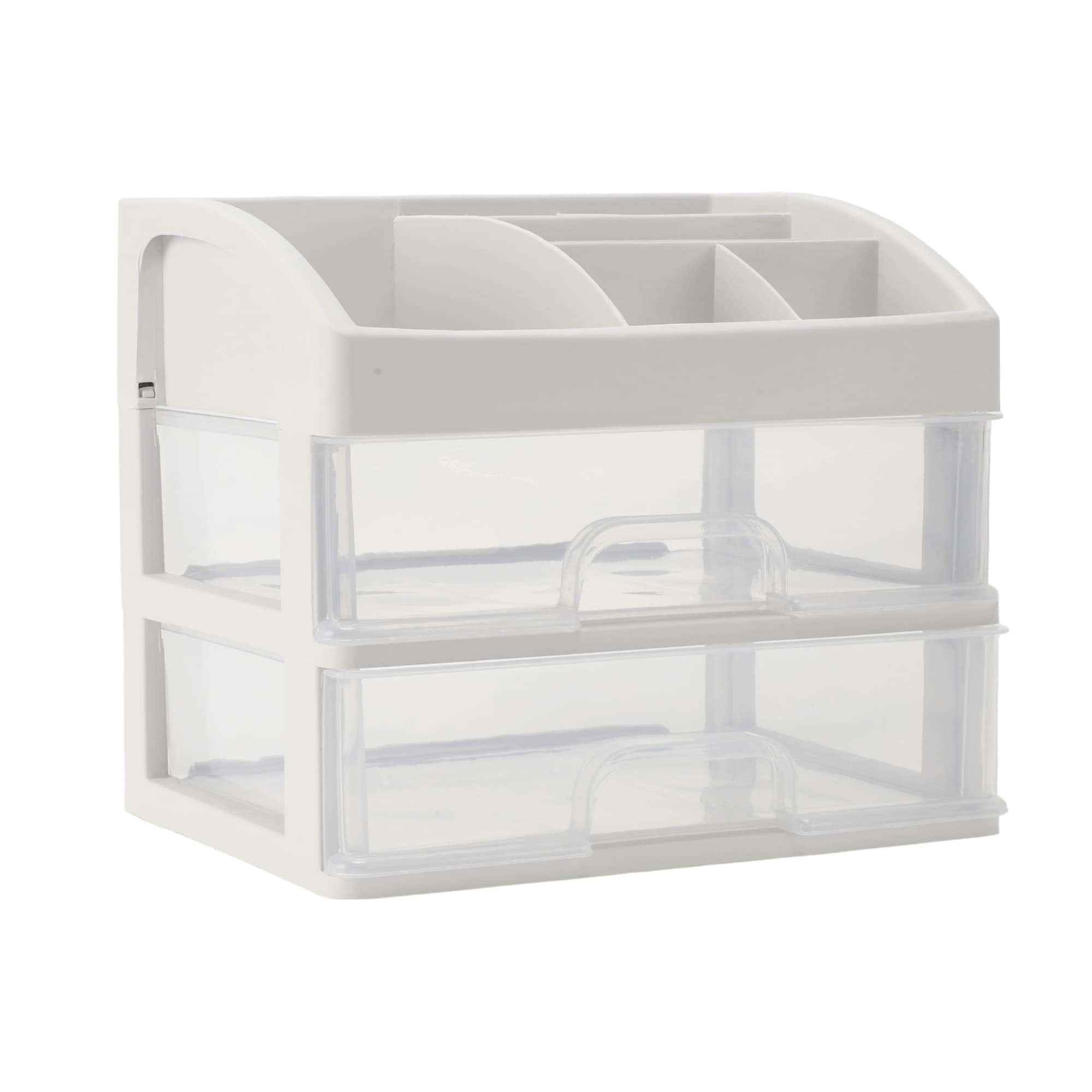 makeup organiser white