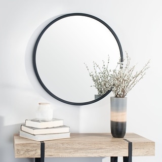 SAFAVIEH Eason 30-inch Round Mirror - 30" W x 1.5" L x 30" H - Bed Bath & Beyond - 28236866