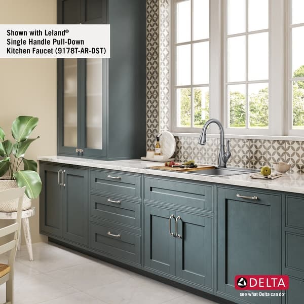 Delta Lorelai 30 Workstation Kitchen Sink Top Mount Drop-In 16 Gauge ...