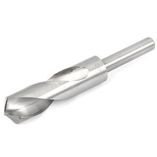 HSS 1/2" Straight Shank Twist Drill Bit 24mm Drilling Dia - Silver Gray ...
