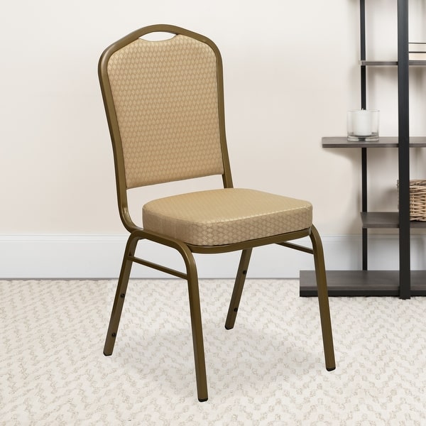 Crown Back Stacking Banquet Chair - Overstock - 10512487