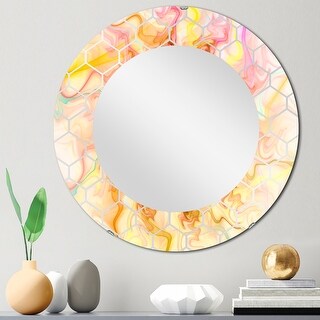 Designart 'Surreal Futuristic Digital Flowers' Printed Modern Wall ...