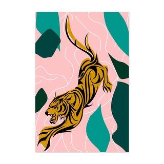 On the Move Illustrations Animals Modern Tiger Art Print/Poster - Bed ...