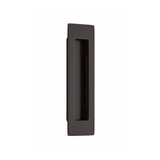Emtek Modern Rectangular 6" Tall Rectangular Flush Door Pull - Bed Bath ...
