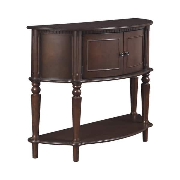 Cambridge Brown Traditional Wood Console Table - On Sale - Bed Bath ...