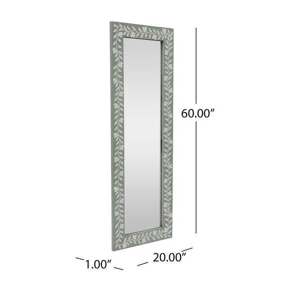 Wyola Boho Handcrafted Painted Full Length Standing Mirror by ...