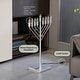 Large Modern Antique Gold Nine Branch Electric Chabad Style Hanukkah ...