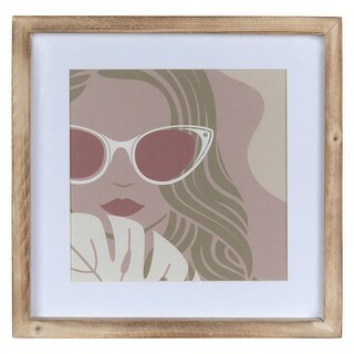 12" Pretty Lady Framed Wall Art - Bed Bath & Beyond - 37221535