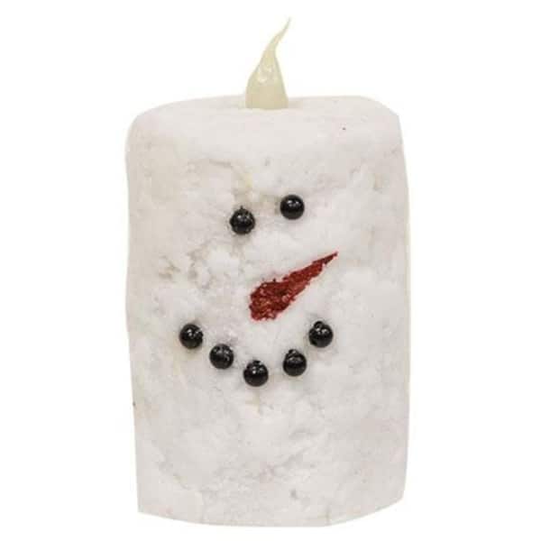 Snowman Votive Timer Pillar 2" x 3" - 3" H x 2" W - Bed Bath & Beyond ...