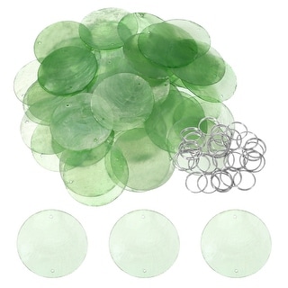 Round Capiz Sea Shells with Closed-end Ring - Bed Bath & Beyond - 43582751