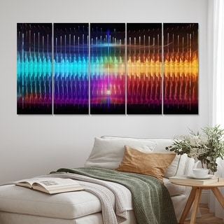 Designart "Abstract Schumann Resonances Waveform Spectrum II" Abstract ...