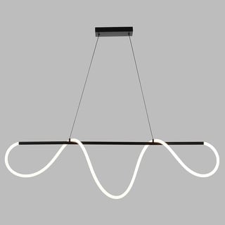 Vaxcel Lighting H0303 58" Wide LED Linear Chandelier - Bed Bath ...