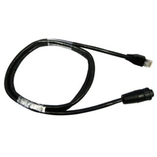 3" Black Solid Contemporary RayNet to RJ45 Male Cable - Bed Bath ...