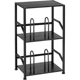 3-Tier Record Stand with Dividers, Vinyl Storage for 200 Albums, Living ...