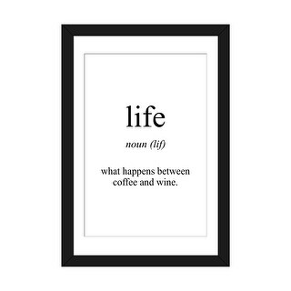 iCanvas "Life Meaning" by Pixy Paper - Bed Bath & Beyond - 37410608