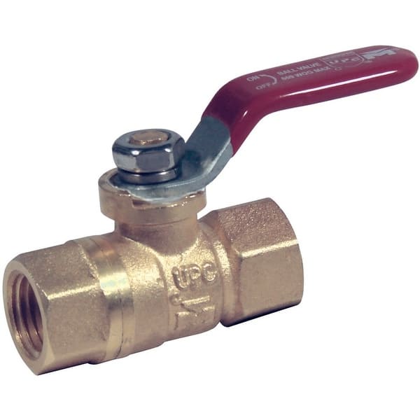 Mueller 107-401NL Packing Gland Ball Valve, 1/4", Brass - Bed Bath ...