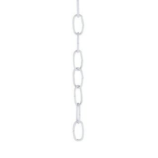 Aspen Creative 36" Decorative Light Fixture Chain in White - Bed Bath ...