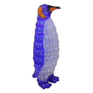 24.5" Lighted Commercial Grade Acrylic Penguin Christmas Display ...