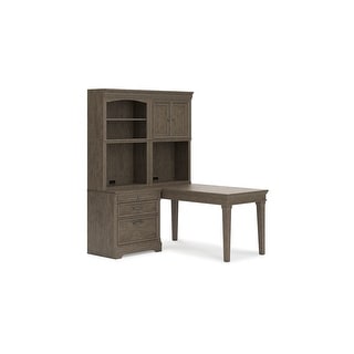 Signature Design by Ashley Janismore Weathered Gray 4-Piece Bookcase ...