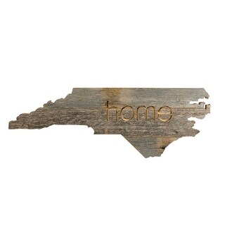 Large Rustic Farmhouse North Carolina Home State Wall Sign - North ...