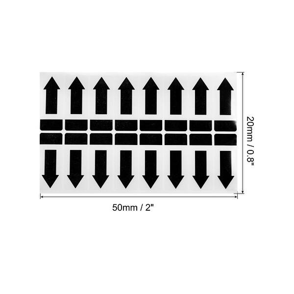 Arrow Stickers 63Pcs PVC Arrow Floor Decal 2x0.8 Inch Self Adhesive ...