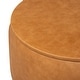 Poly & Bark Herve Storage Ottoman - Full Grain Genuine Italian Leather ...