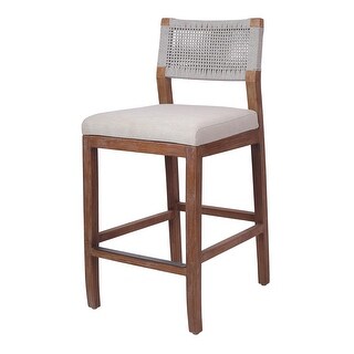 Amara Rattan Counter Stool - Bed Bath & Beyond - 37343472
