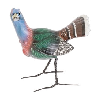 Novica Handmade North American Wild Turkey Ceramic Figurine - Bed Bath ...