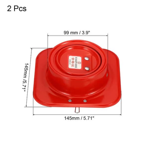 2Pcs 4" Backdraft Damper HVAC Ducting Insert Draft Blocker Duct Adaptor ...