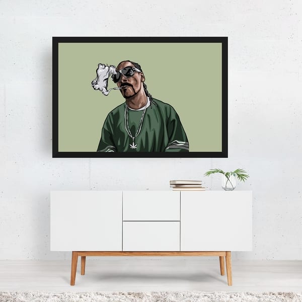 Snoop Dogg Illustrations Animals Cartoon Marijuana Art Print/Poster ...
