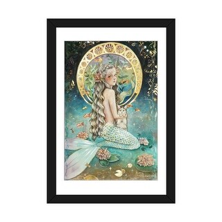 iCanvas "Ste-Anne Mermaid Art Nouveau" by Anastasia Tsai - Bed Bath ...