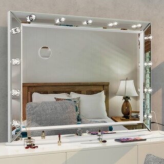 Hollywood Vanity Mirror with Uss Bulbs Luxury Vanity Mirror with Lights ...