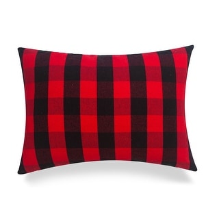 Black And Red Buffalo Check Pillow Cover - Bed Bath & Beyond - 41974533