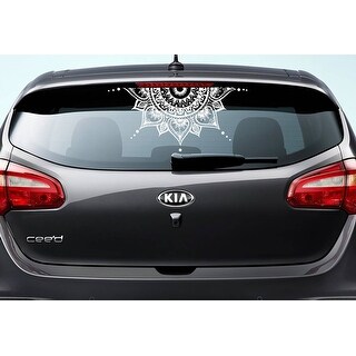 Mandala Car Decal Half Mandala Car Sticker - Bed Bath & Beyond - 31746508