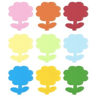 Flower Cutouts, Paper Flowers, Colorful Flower Cutout Style 2 ...