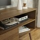 Madesa Modern TV Stand with 1 Door and 4 Shelves with Cable MANAGEMENT ...