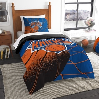 NBA Officially Licensed New York Knicks Comforter & Sham Set - Bed Bath ...