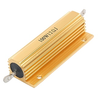 Gold Tone Aluminum Housed Case Resistor 12 Ohm 5% 100W - Gold Tone ...