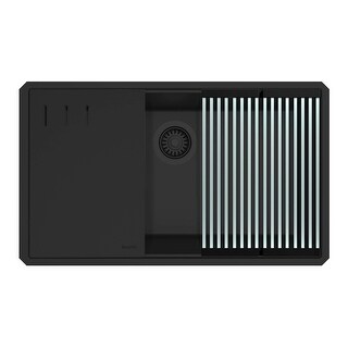 Ruvati RVG2306 epiStage 32" Undermount Single Basin Granite Composite ...