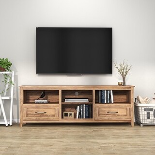 TV Stand with 2 Drawers and 4 Storage Compartment - Bed Bath & Beyond ...
