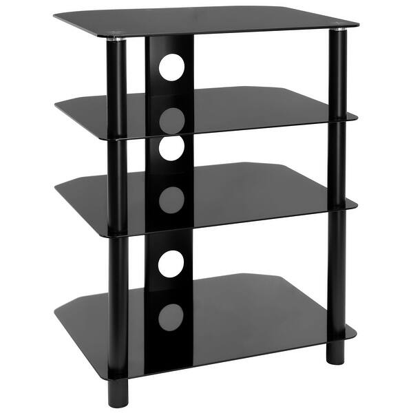 Mount-It! Four Tiered A/V Component TV Stand - Bed Bath & Beyond - 35777655