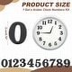 Clock Numbers, Arabic Clock Numbers Kit Parts Digital Making Kits - Bed ...