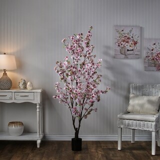 5.5' Potted Cherry Blossom Tree - Bed Bath & Beyond - 42867133