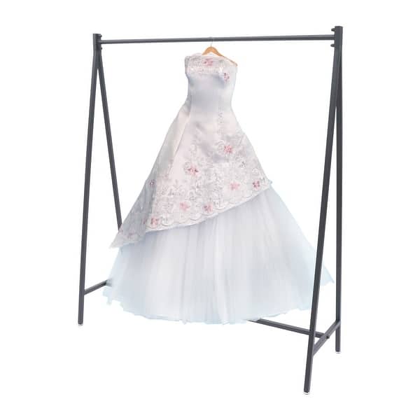 Black Dress Display Stand Garment Rack Clothing Hanger Stand - 120cm ...