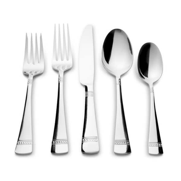 Roberts & Belk Harrison Stainless Steel Flatware Set - Bed Bath ...