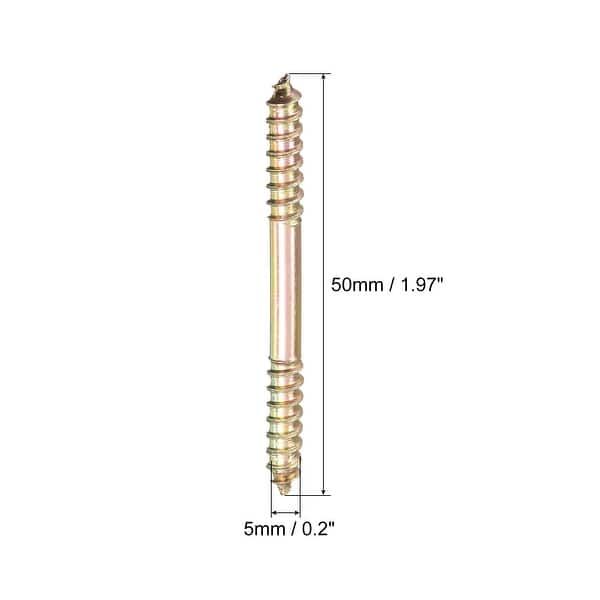 Hanger Bolts, Double Ended Thread Wood to Wood Dowel Screws - Bed Bath ...