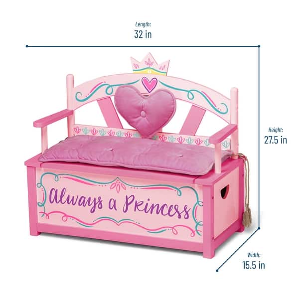 Princess Storage Bench Seat - Bed Bath & Beyond - 4383807