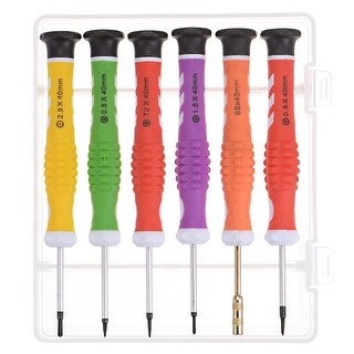 6pcs Precision Screwdriver Set Swivel Lid for Electronics Repair ...
