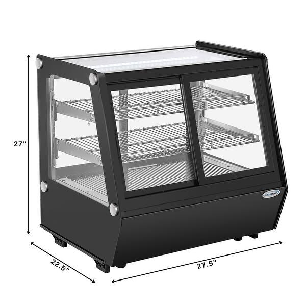 28 in. Self-Service Countertop Display Refrigerator in Black (CDC-125 ...