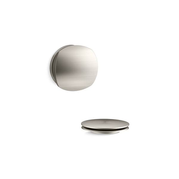 Kohler Pureflo™ Rotary Turn Bath Drain Trim Vibrant Brushed Nickel (K ...
